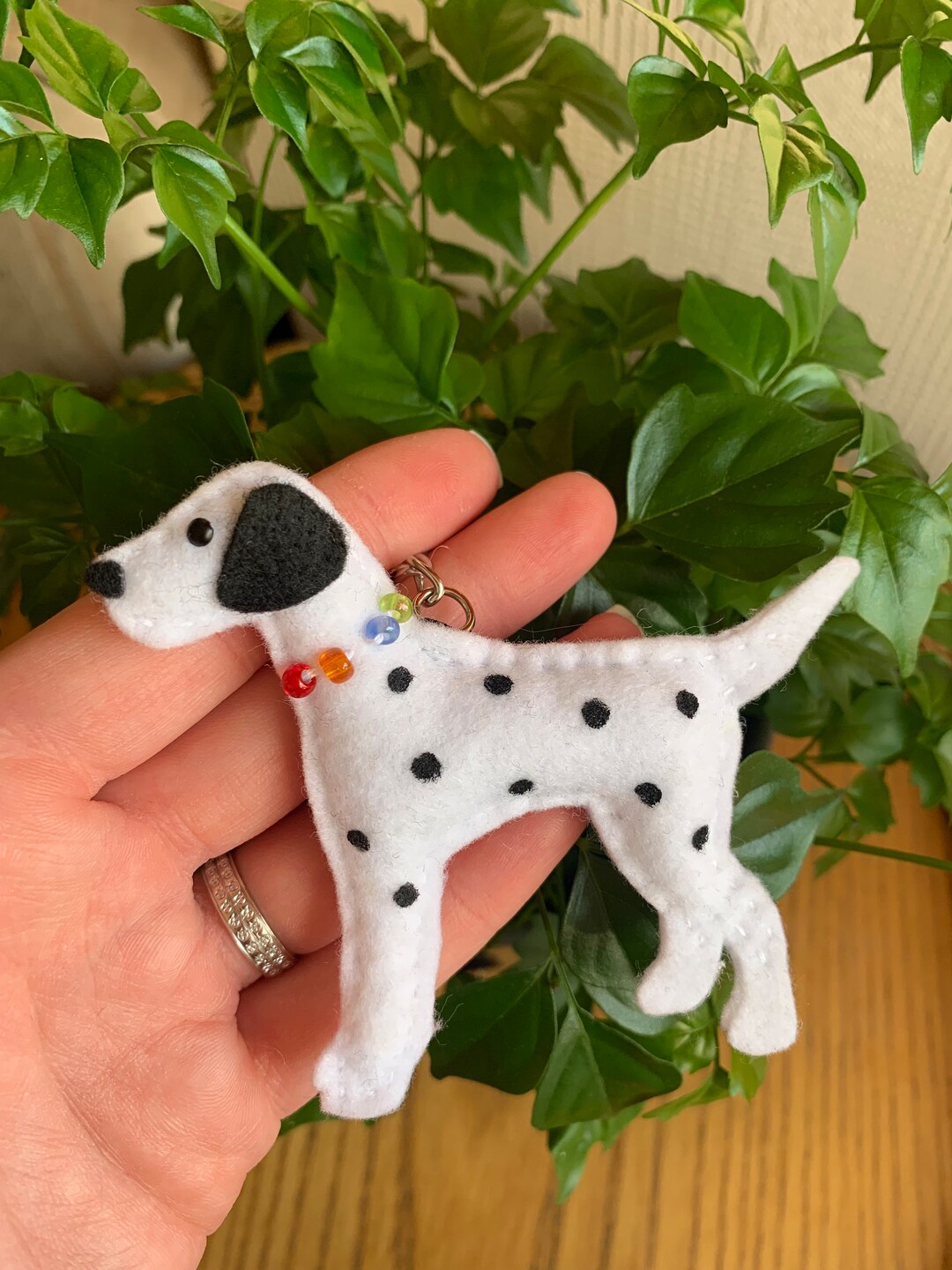 Dalmatian Keyring Dalmatian Gift for Dalmatian Lover Gift Dalmatian Dog ...