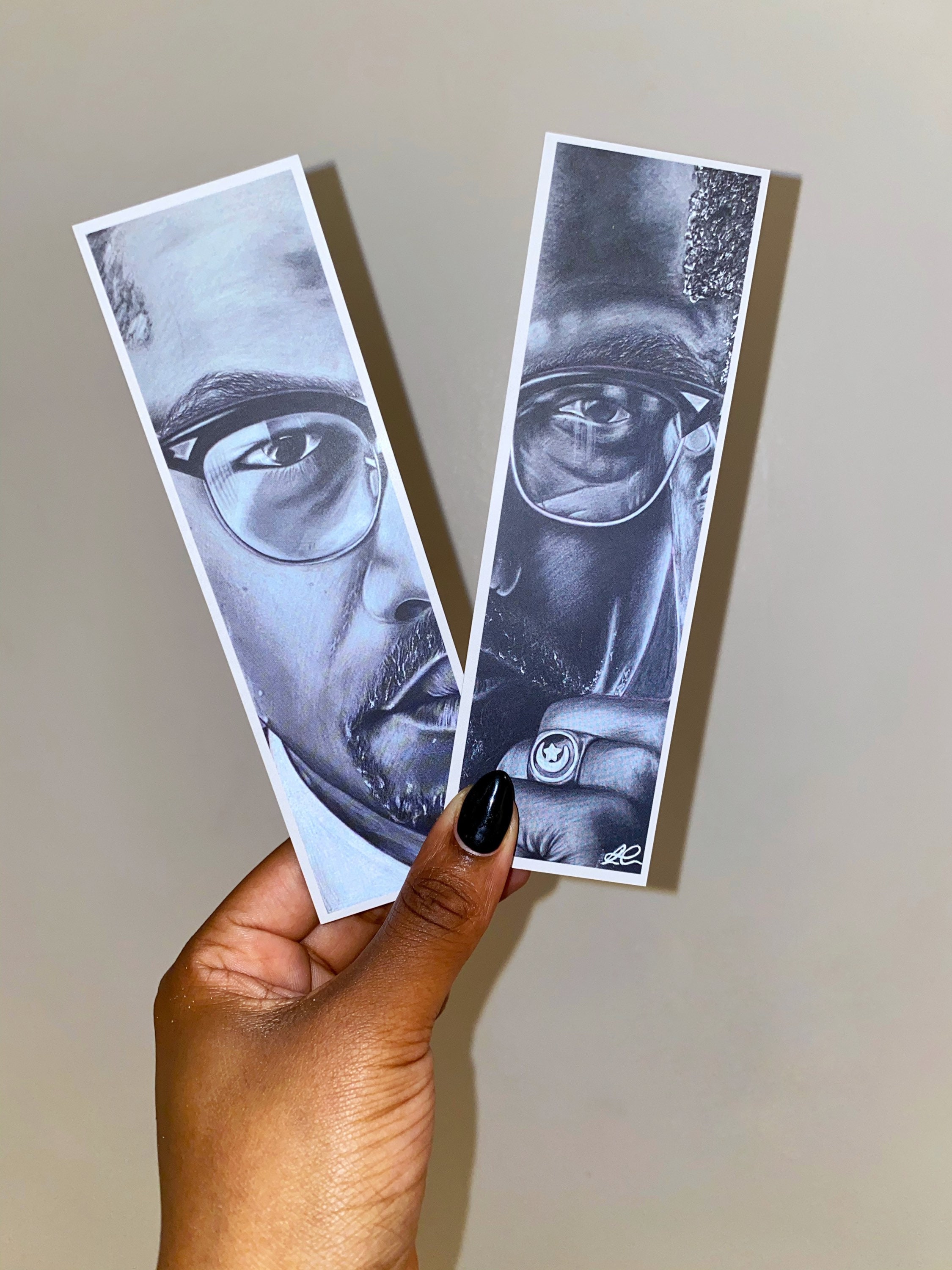 MALCOLM X BOOKMARK - Etsy