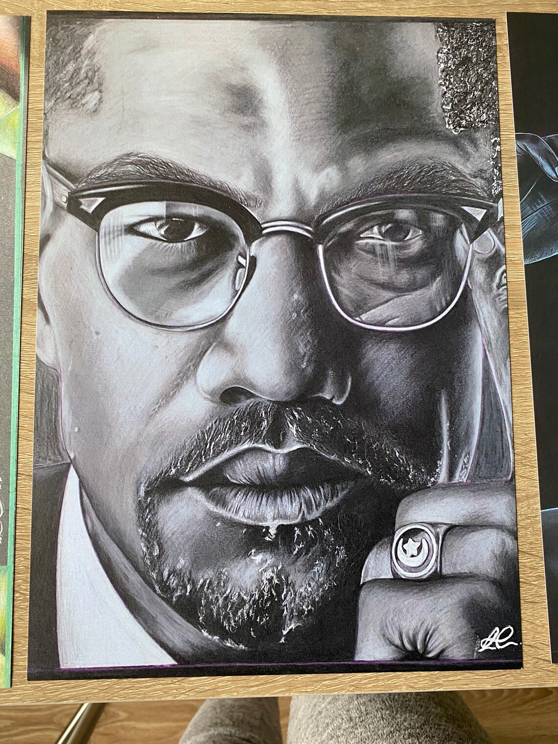 MALCOLM X Wall Art Art Prints Wall Hanging Portrait Art Art Home Décor ...