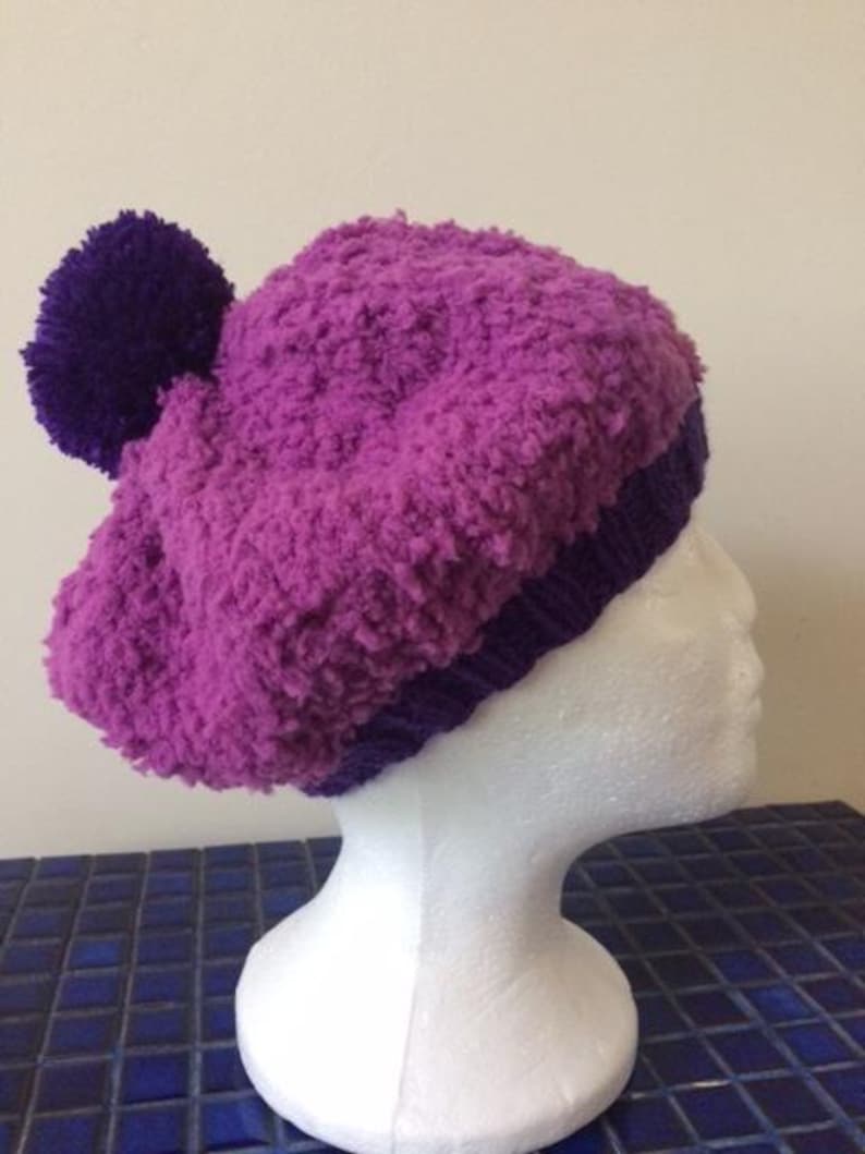 Pretty Knitted Tam - Etsy