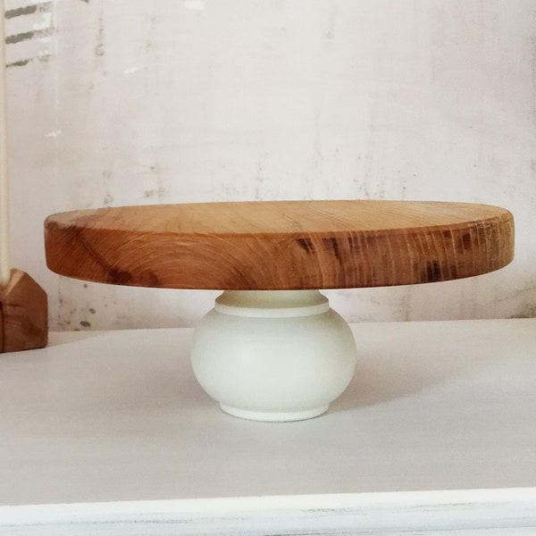 Wooden Cake Stand - Etsy