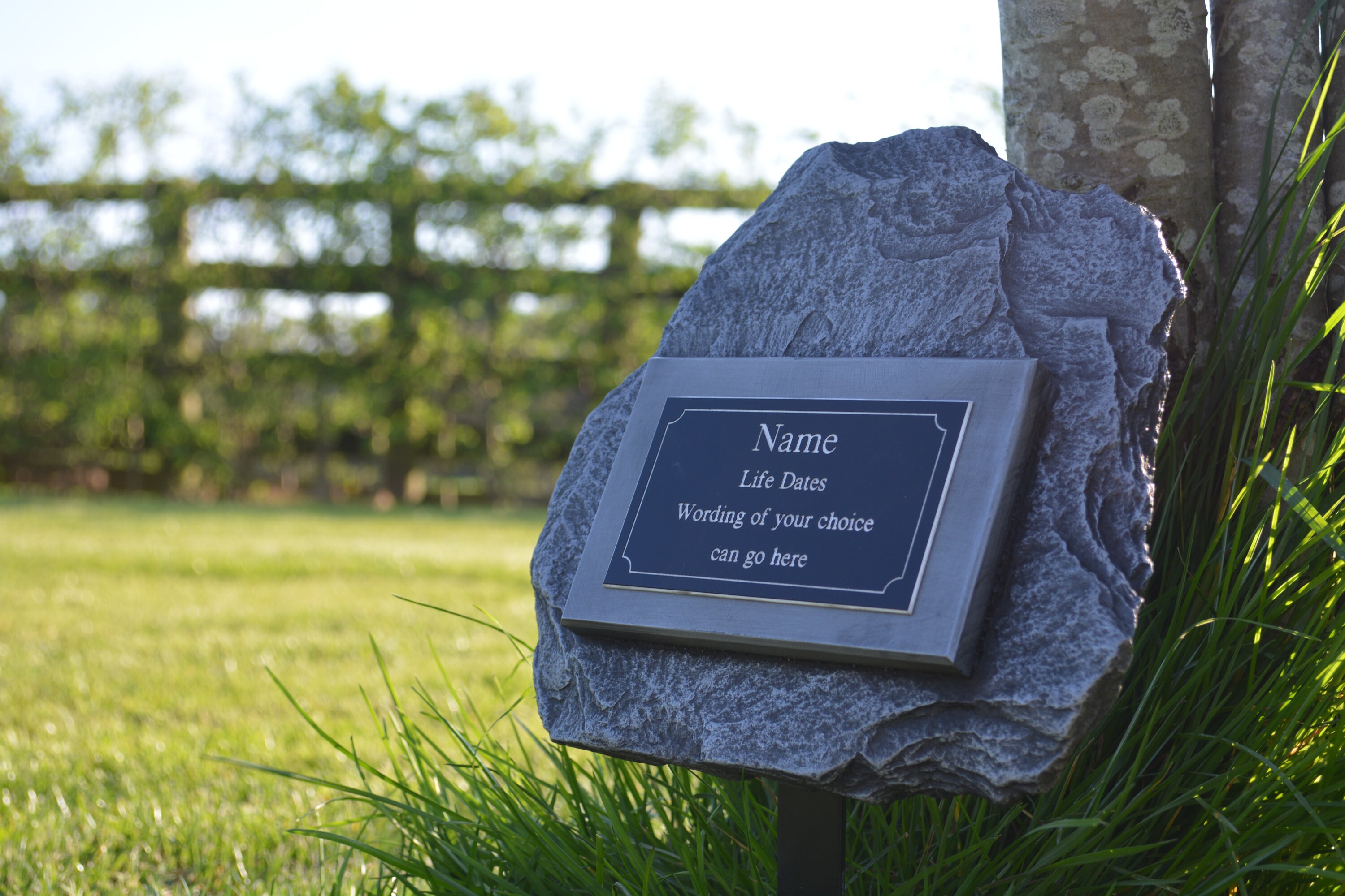 Holly Slate Human Grave Marker Personalised Memorial - Etsy UK
