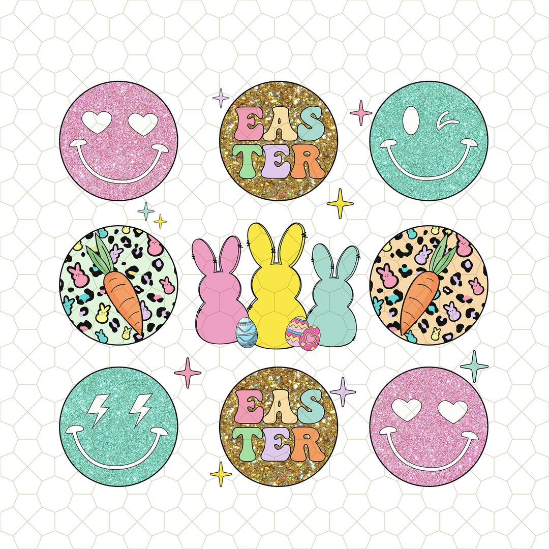 Easter Smile Face Png, Bunny Png, Easter Png, Smile Faces Easter Png ...