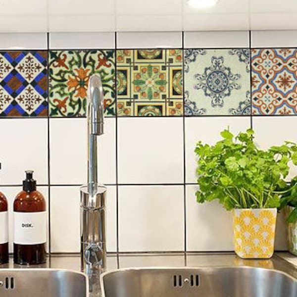 Spanish Style Tile Stickers - Etsy