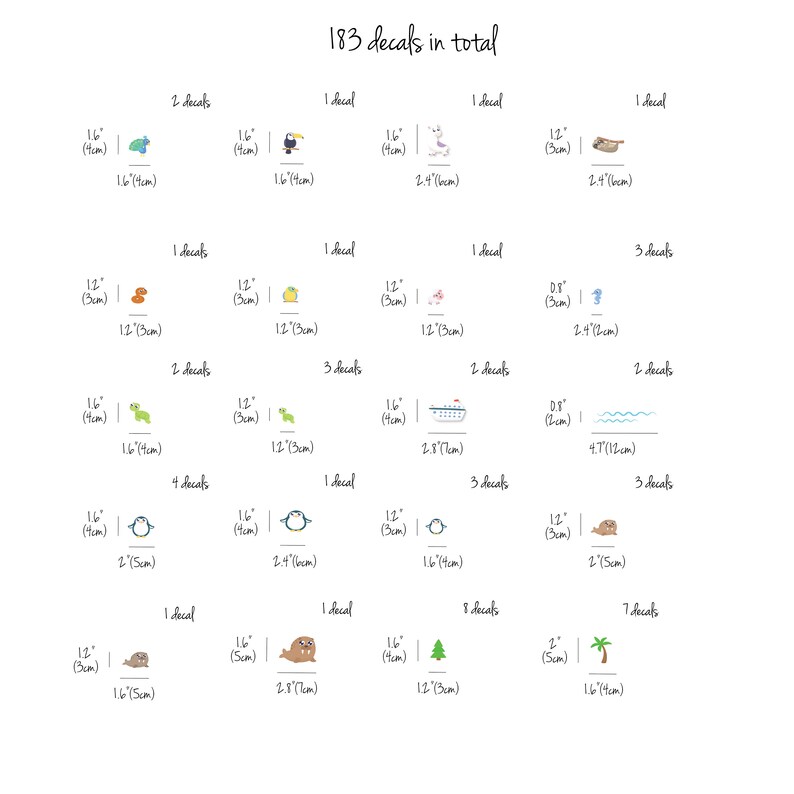 World Map for Children Wall Decal, Maps Reusable Wall Sticker ...