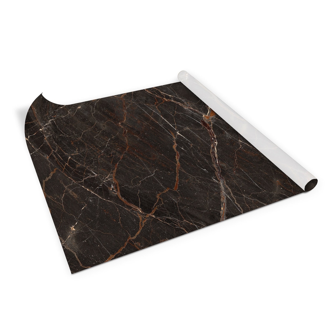 Dark Marble Veneer Sheets, Self Adhesive Foil, Size 39.8x19.7 Inch ...