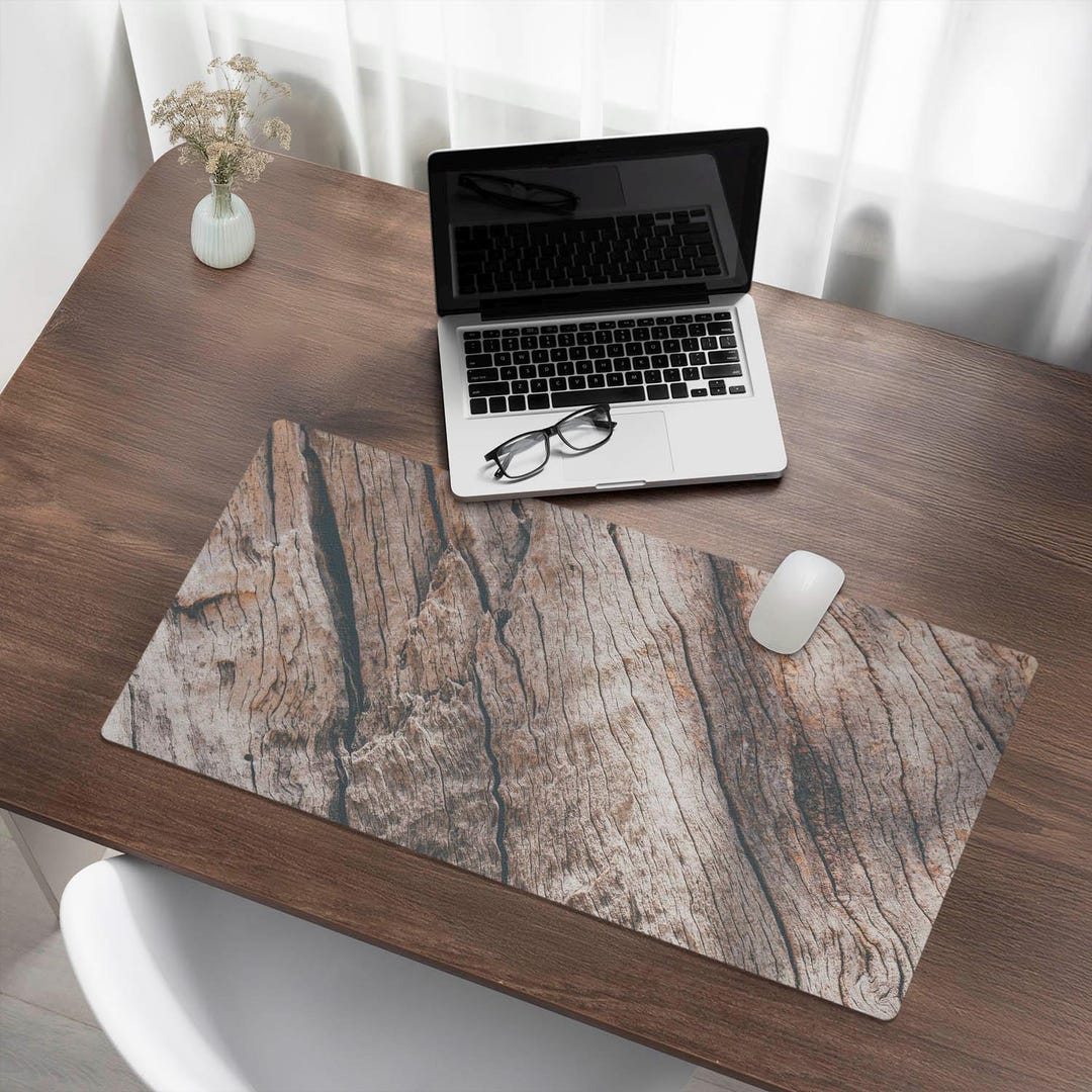 Wooden Grain Desk Pad, Brown Desk Cover, Table Protector Pad, Textures ...