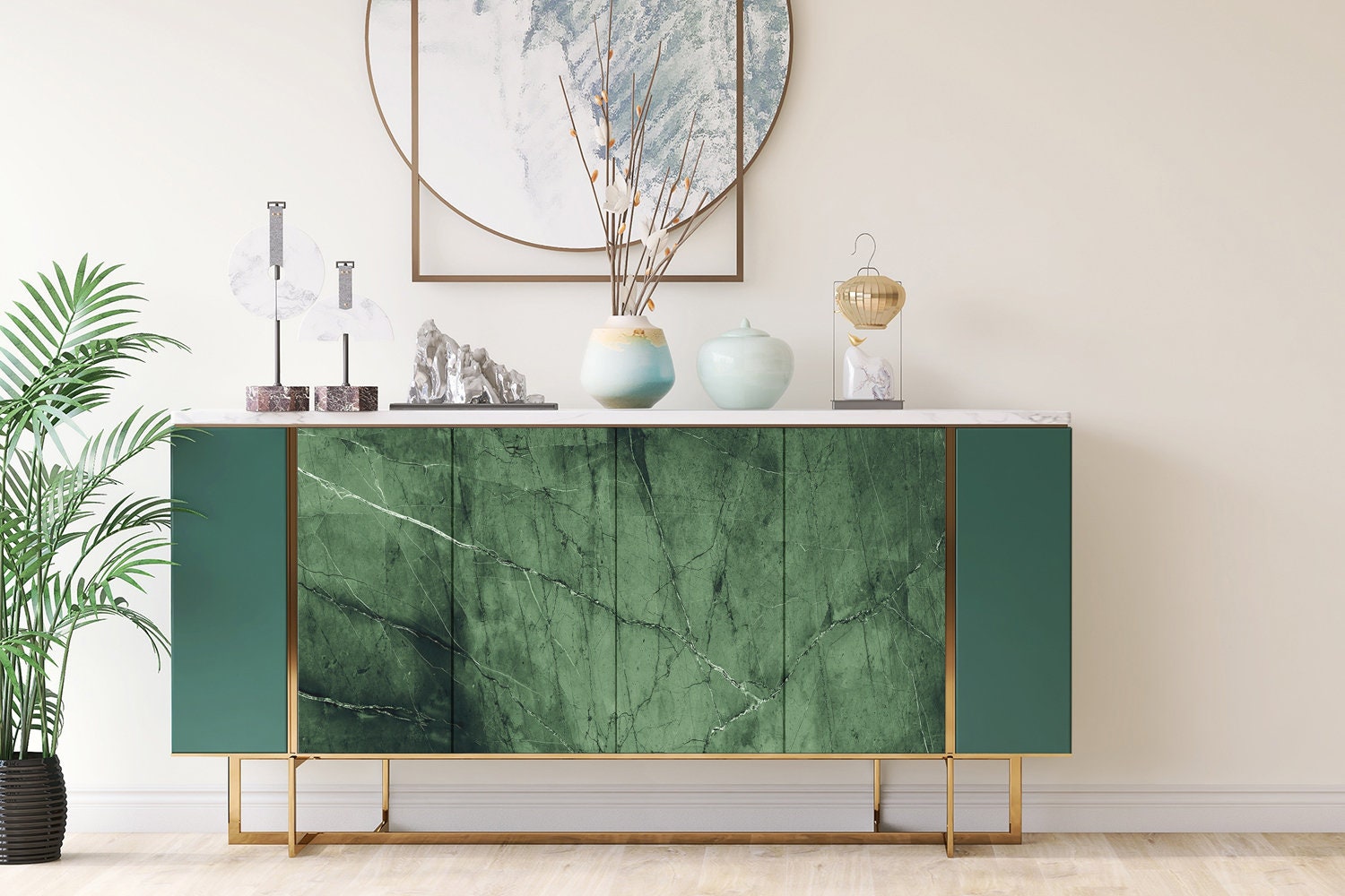 Green Malachite Veneer Sheets, Decals for Furniture, Size 39.8x19.7 ...