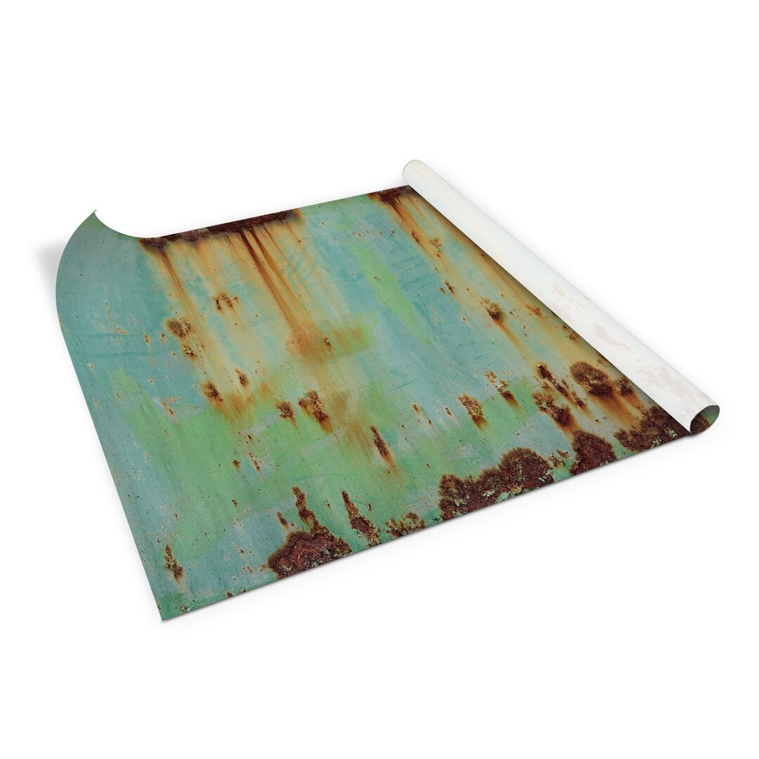 Old Rusted Sheet Metal Veneer Sheets, Furniture Sticker, Size 39.8x19.7 ...