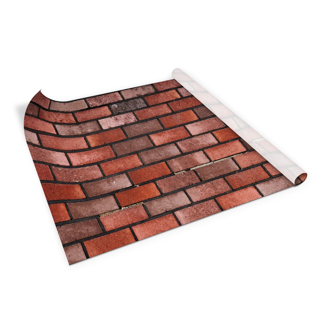 Red Brick‚ Veneer Sheets, Self Adhesive Foil, Size 39.8x19.7 Inch ...