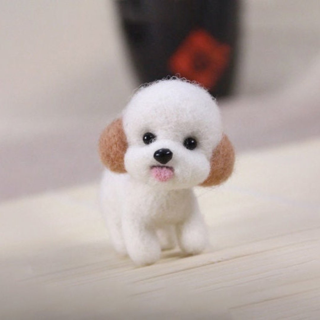 Needle Felting Puppy Kit. Dog Felting. Felting Wool. Felting Craft ...
