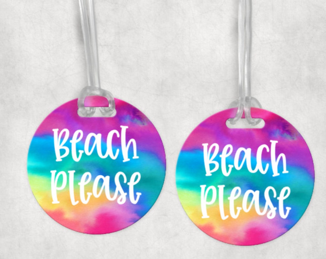 Beach Please Bag Tag Bogg Bag Tag Beach Bogg Bag Accessory - Etsy