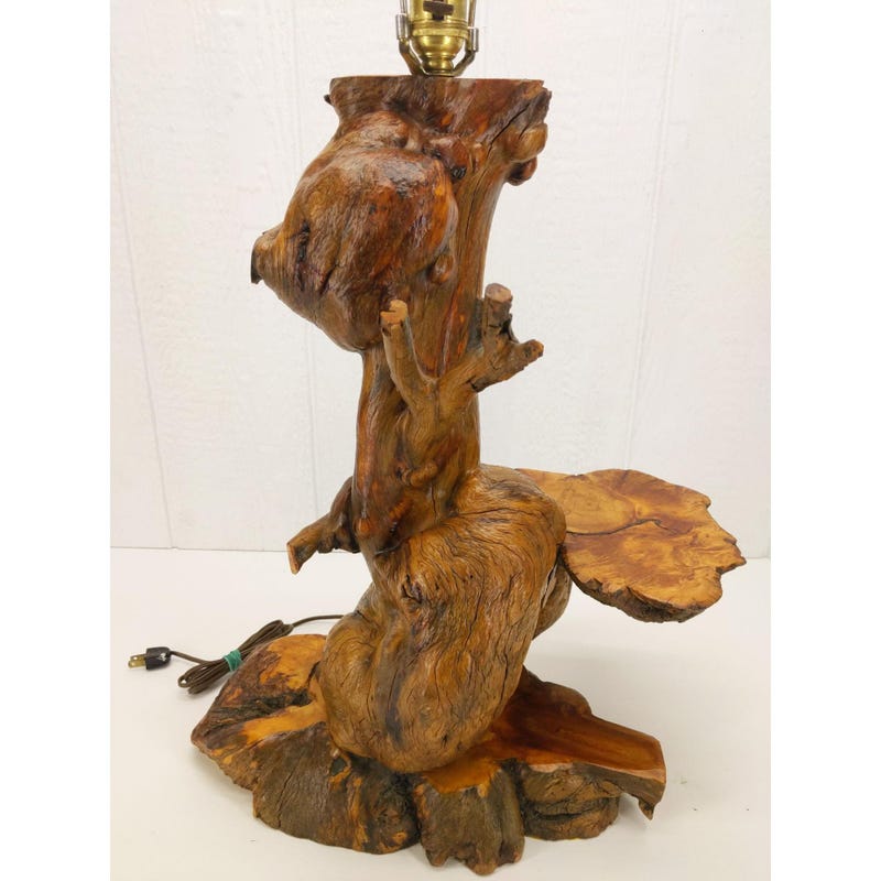 Burl Lamp - Etsy