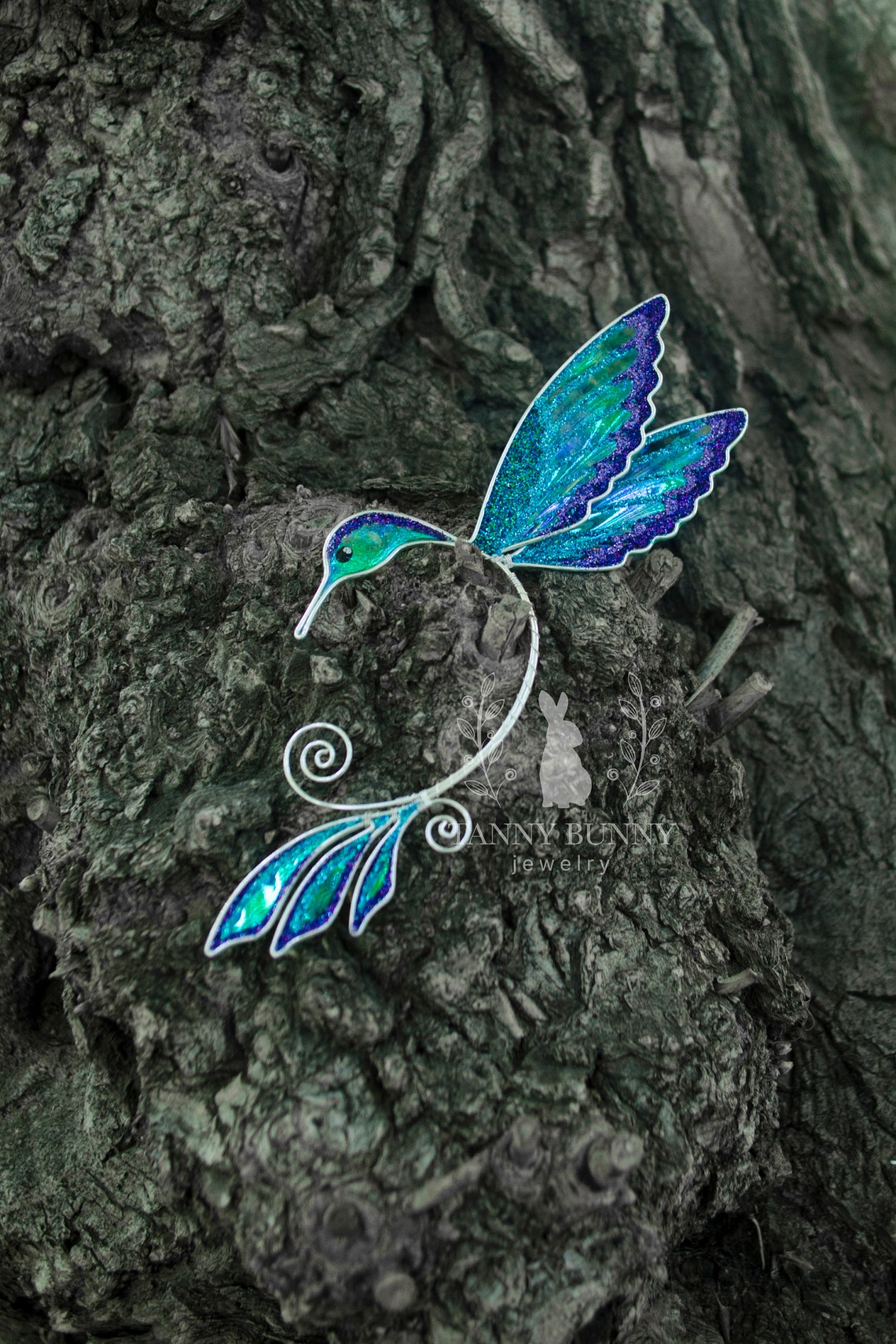 Humming Bird Ear Cuff No Piercing Hummingbird Earring Jewelry - Etsy