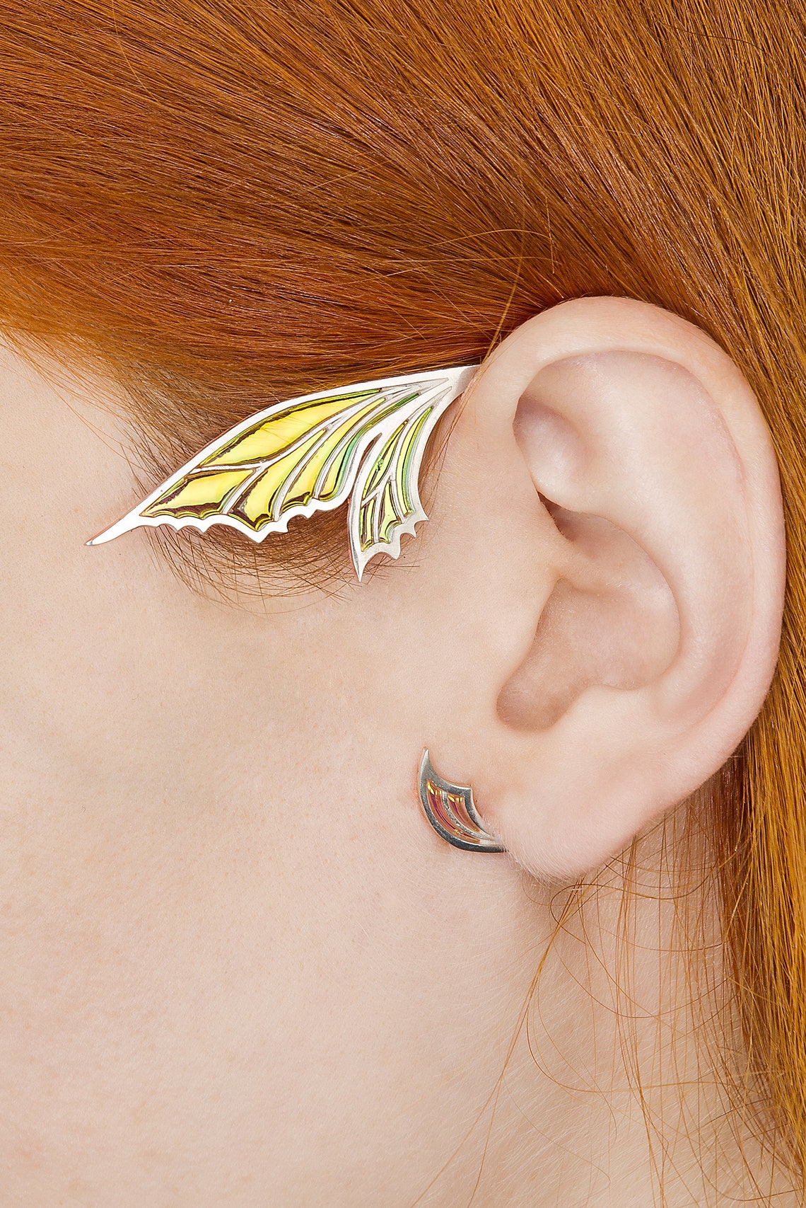 Fairy Ear Cuff No Piercing Fairy Wing Ear Wrap Silver - Etsy