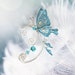 Blue Butterfly Ear Cuff Butterfly Ear Wrap Fairy Ear Cuff - Etsy