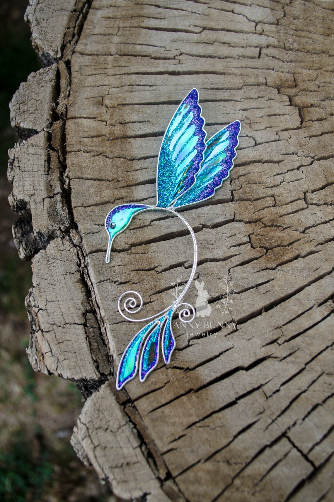 Humming Bird Ear Cuff No Piercing Hummingbird Earring Jewelry - Etsy