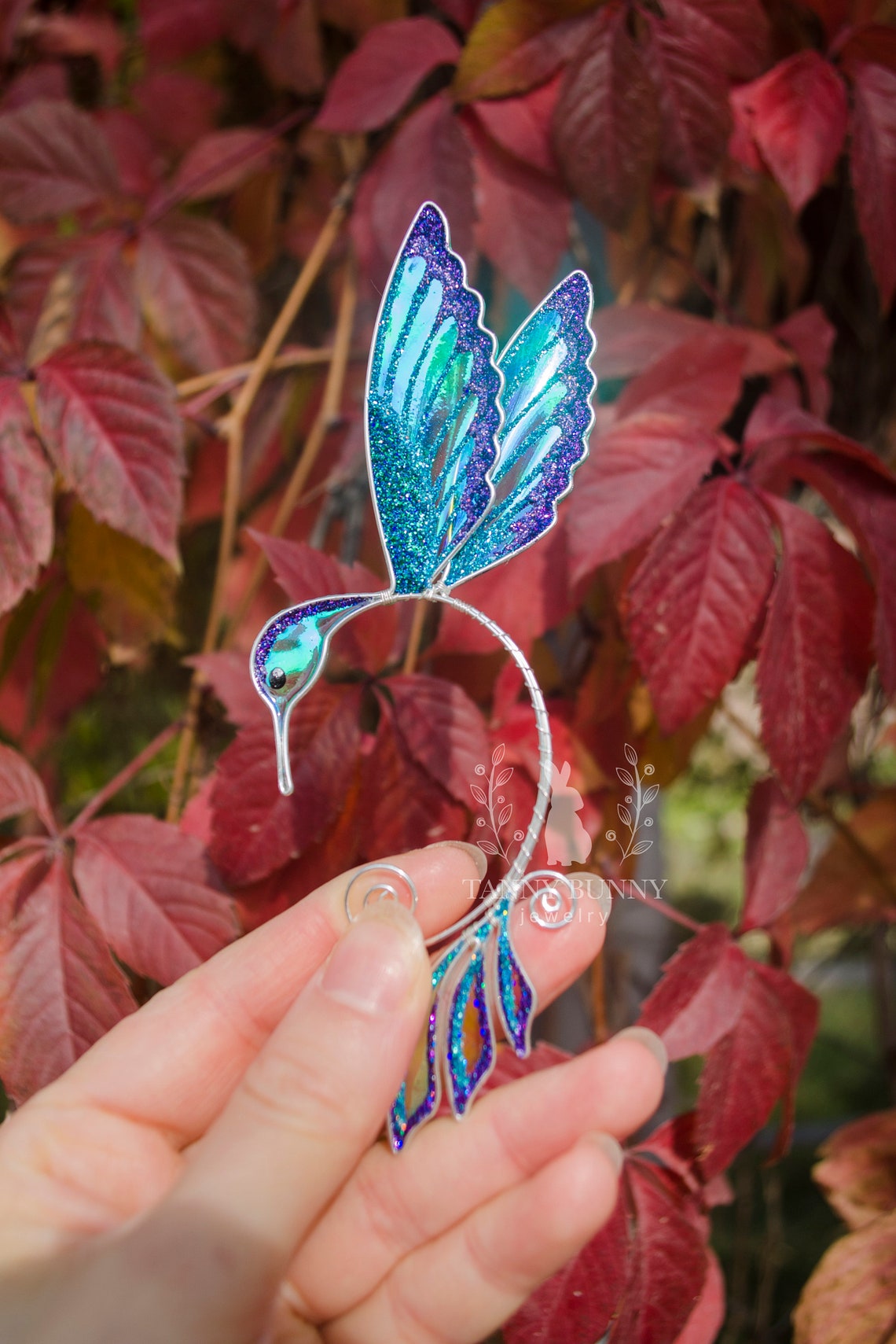 Humming Bird Ear Cuff No Piercing Hummingbird Earring Jewelry - Etsy