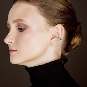 Humming Bird Ear Cuff Silver, No Piercing Ear Cuff Earring - Etsy