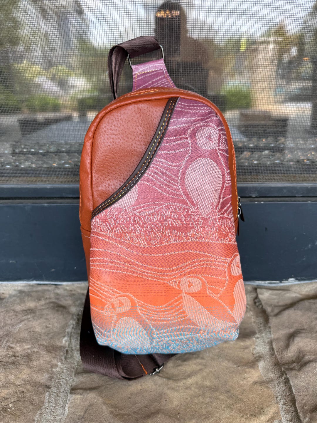 Puffin Rainbow Sling Bag - Etsy