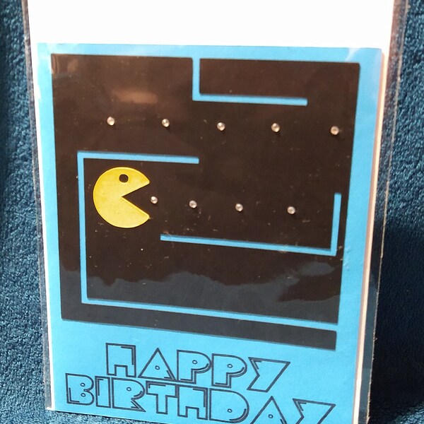 Pacman Card - Etsy