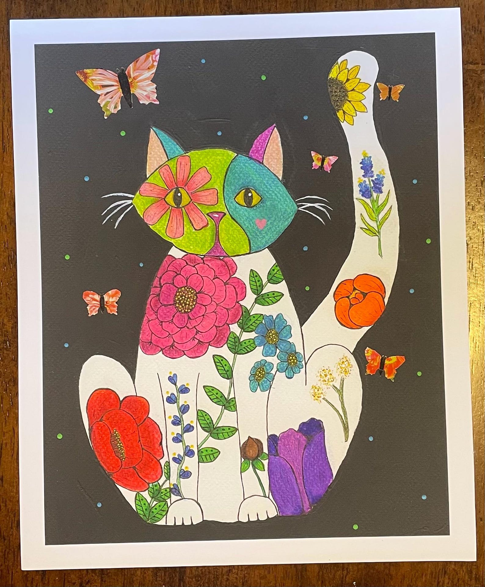 Gigi Print With Border - Etsy