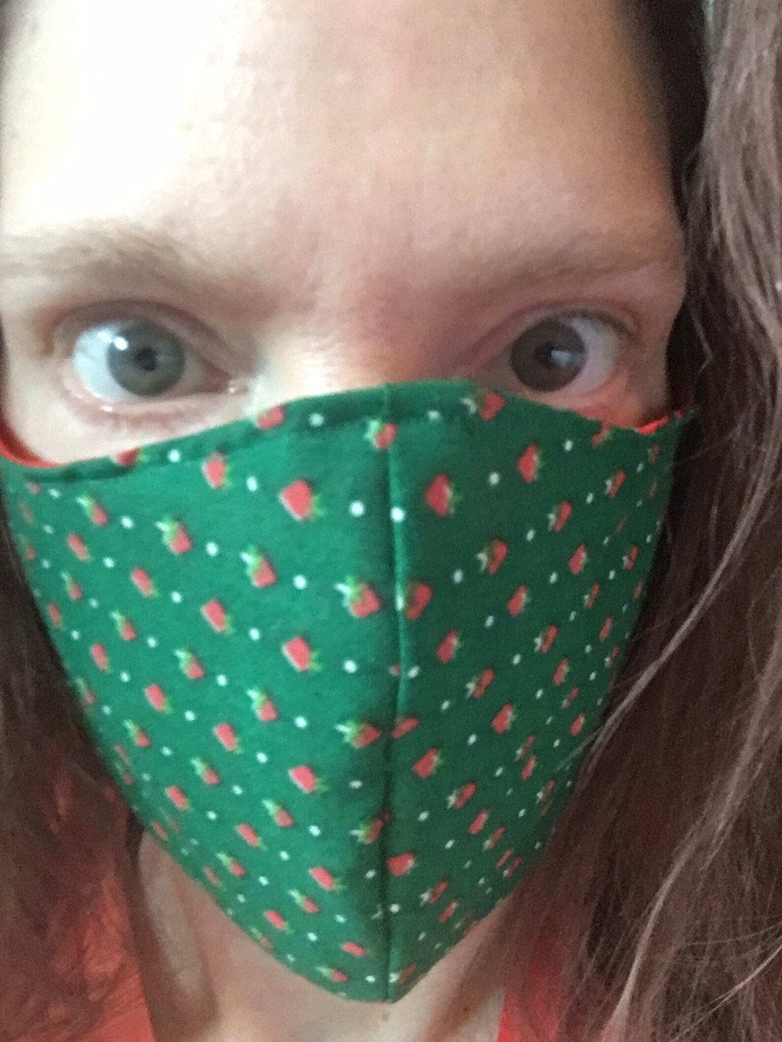 Large Reversible Deluxe Embellished Print Fabric Face Mask - Etsy