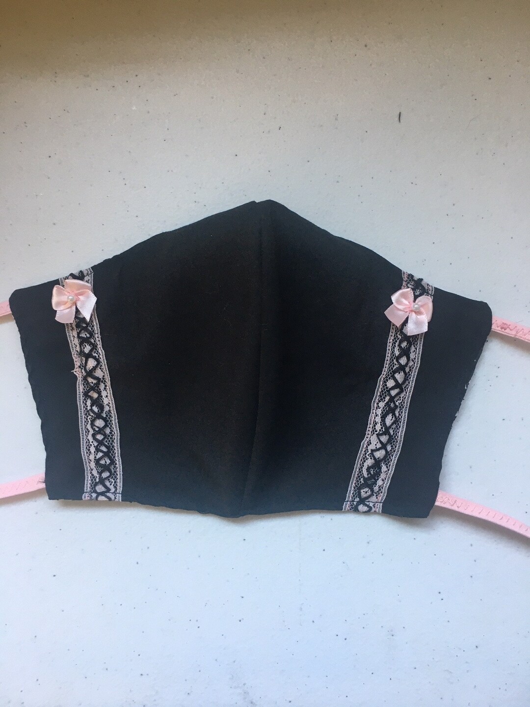 Large Reversible Deluxe Embellished Print Fabric Face Mask - Etsy