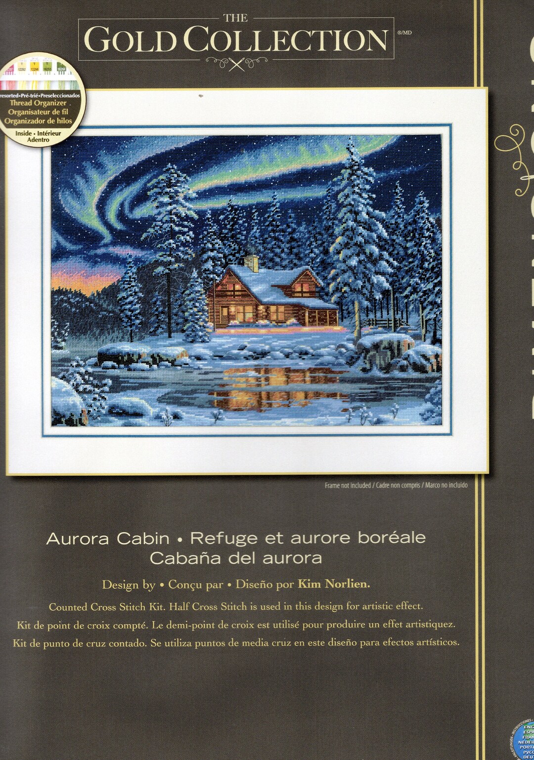Aurora Cabin ~ Dimensions Gold Collection Kit - Etsy