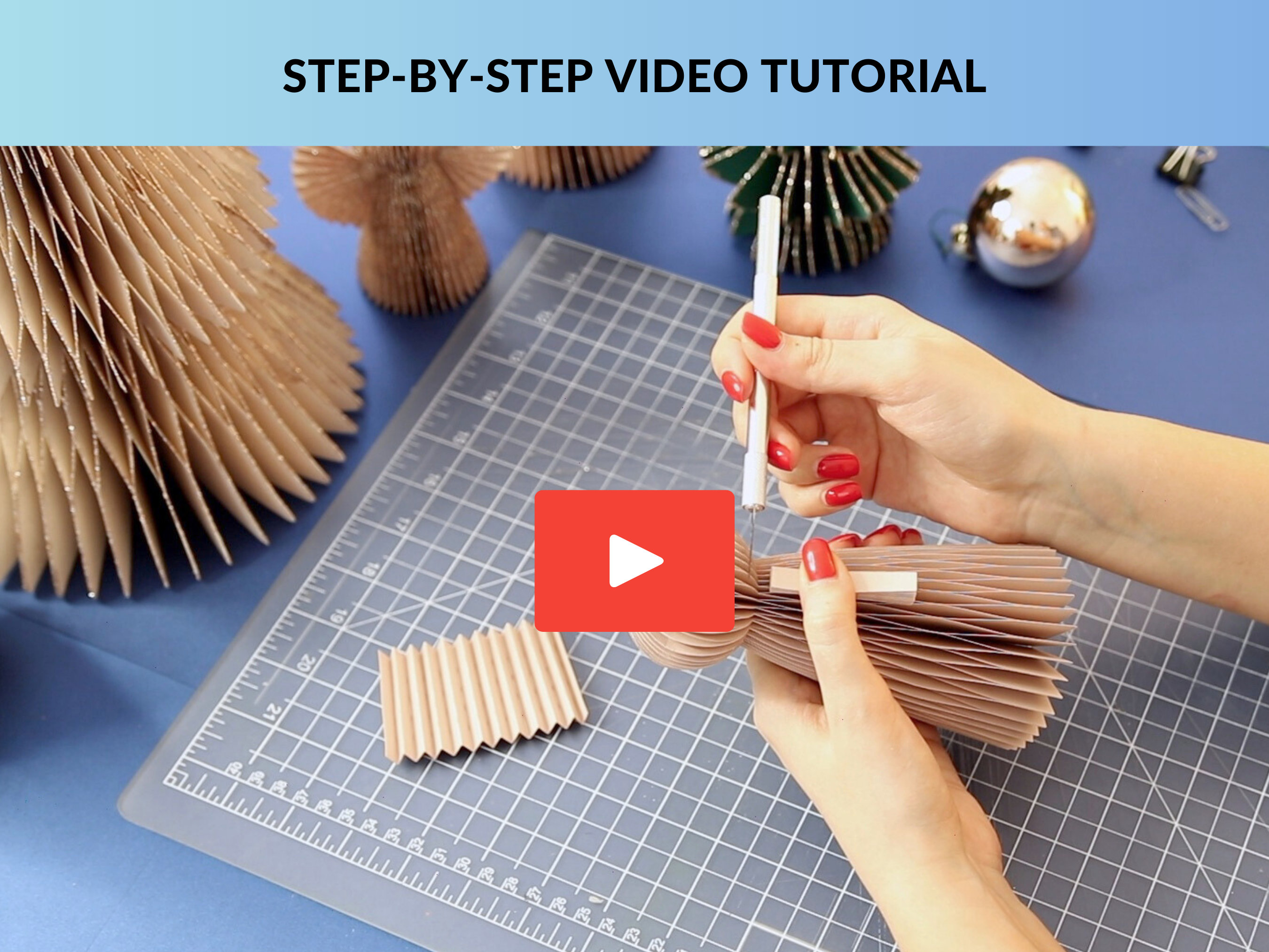 3D Angel SVG PDF, Paper Angel Template and Tutorial, DIY Paper ...