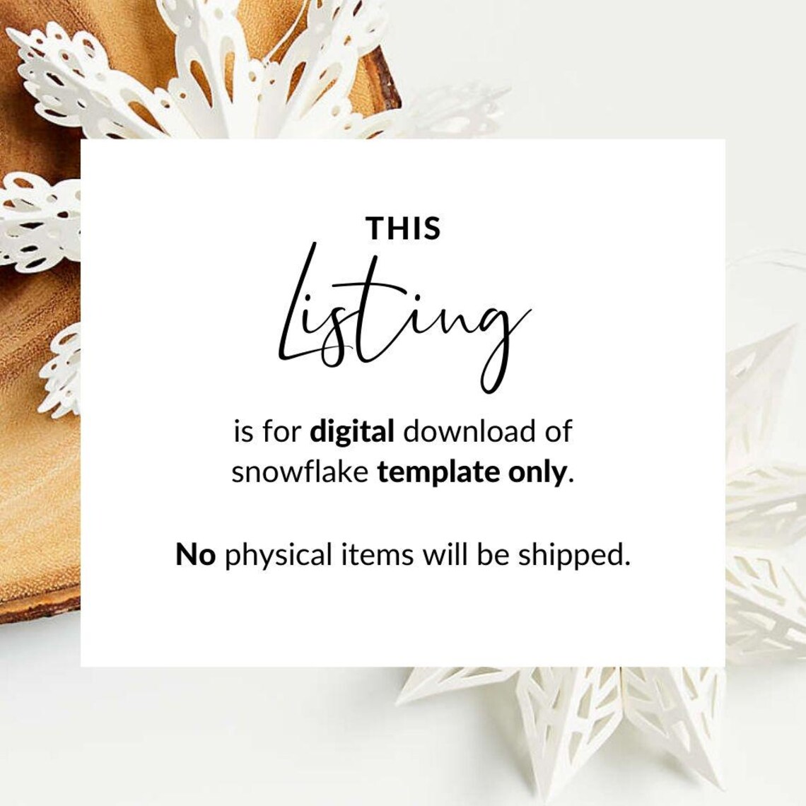 3D Paper Snowflake SVG PDF, Paper Snowflake Pattern and Tutorial, DIY ...