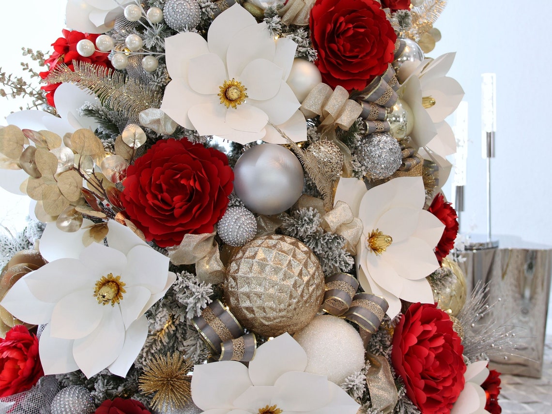 Magnolia SVG, Paper Flower Svg, Large Magnolia Paper Flower Svg, Paper ...