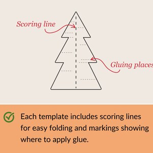 Paper Christmas Tree Templates and Tutorial, Honeycomb Christmas Trees ...