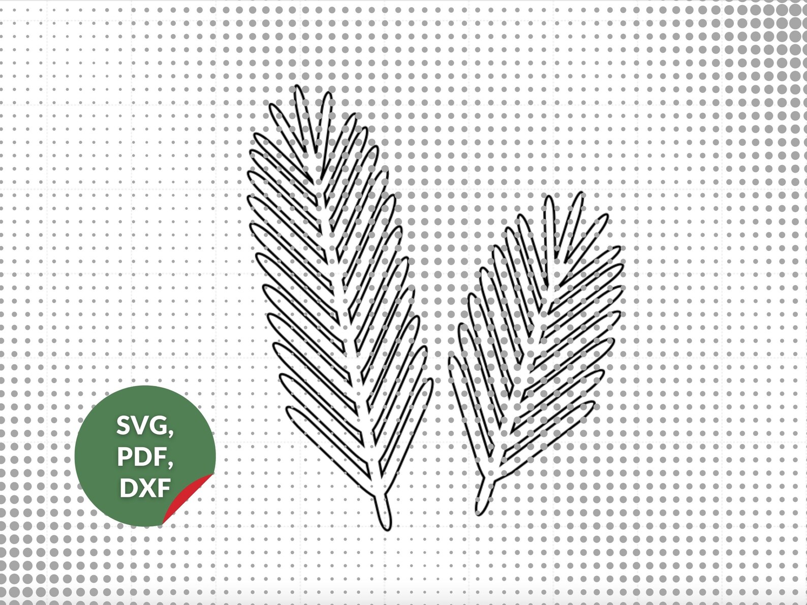 Spruce Twig Svg, Leaves Svg, Botanical Svg, Christmas Wreath Svg ...