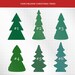 Paper Christmas Tree Templates and Tutorial, Honeycomb Christmas Trees ...