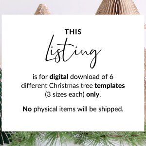 Paper Christmas Tree Templates and Tutorial, Honeycomb Christmas Trees ...