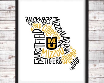 Mizzou art | Etsy
