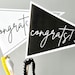 Congrats Pennant Flag, DIY Pennant, Celebration Banner, Printable ...