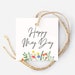 Happy May Day Printable Tags, Gift Tags, May Day Tags, Tulips, May Day ...