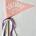 Birthday Girl Pennant Flag, Printable Pennant, DIY Pennant, Birthday ...