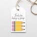 Thanks for Keeping Us Sharp Gift Tags, Pencil Tag, Teacher Appreciation ...