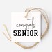 Congrats Senior Gift Tags, Class of 2023 Gift, Square Tag, Grad Gift ...