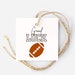 Football Game Day Tags, Good Luck, Pre-game Treat, Rivalry Game, State ...
