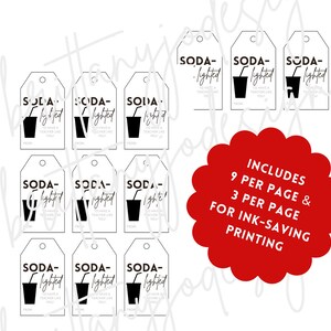 Soda-lighted to Have a Teacher Like You Gift Tags, Teacher Appreciation ...