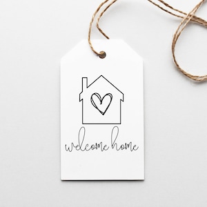 Welcome Home Gift Tags, Housewarming Gift, New Home Printable ...
