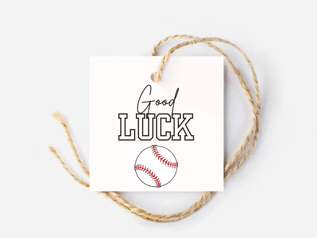 Baseball Game Day Tags, Good Luck, Pre-game Treat, Baseball Tag, State ...