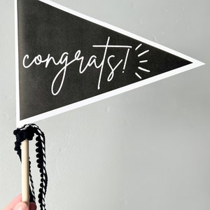 Congrats Pennant Flag, DIY Pennant, Celebration Banner, Printable ...
