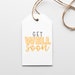 Get Well Soon Gift Tags, Under the Weather Gift, Care Package Printable ...