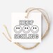 Retro Keep Smiling Gift Tags, Smiley Tag, Black and White, Printable ...