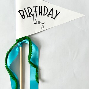 Birthday Boy Pennant Flag, Printable Pennant, Birthday Banner, Pennant ...